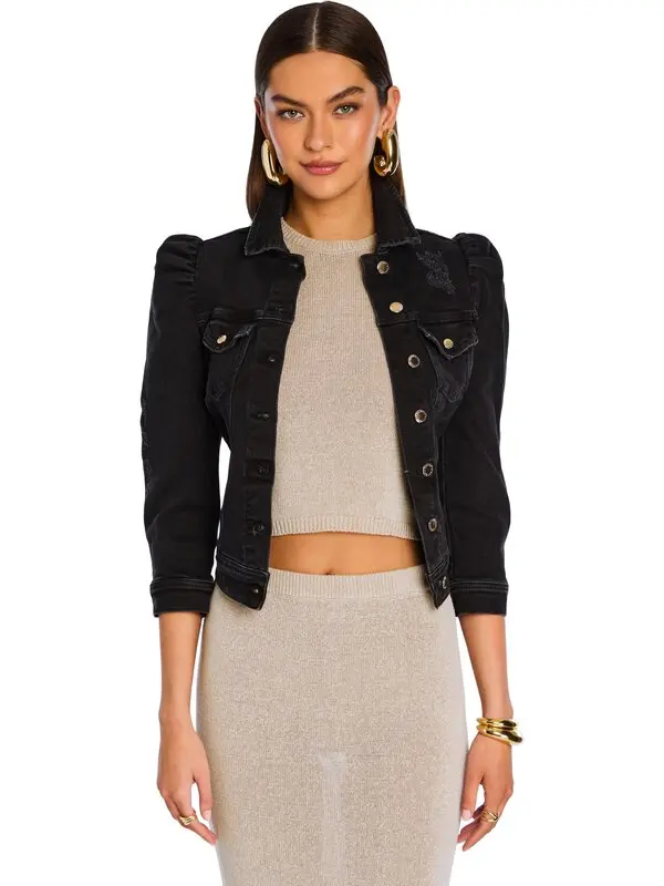 Retrofete Ada Denim Jacket - True Black