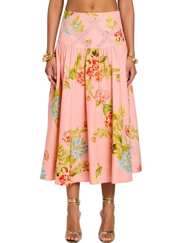 Hemant & Nandita Dhun Midi Skirt - Multi