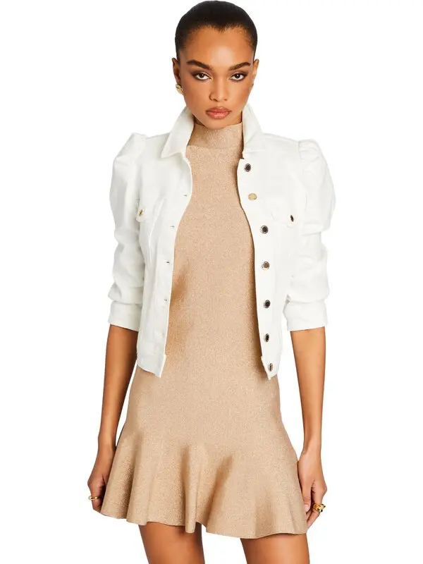 Retrofete Ada Denim Jacket - Vintage White