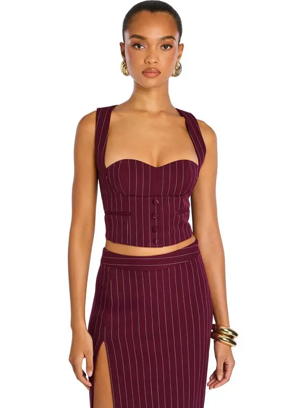 Retrofete Monet Waistcoat - Port