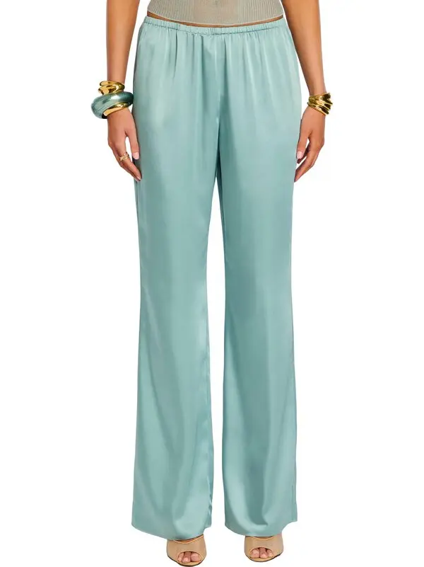 SEROYA Viva Satin Pant - Frosted Sea