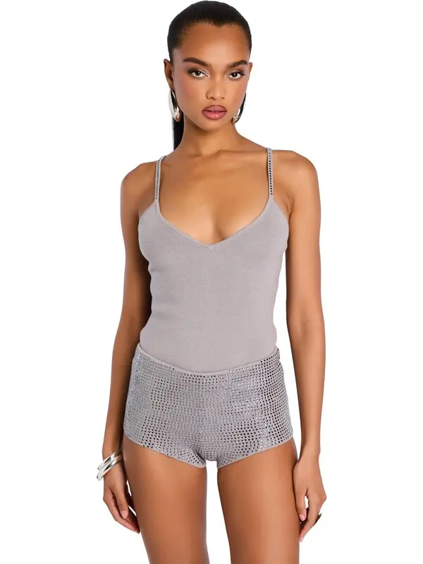 Retrofete Cassia Cami - Cloud/gunmetal