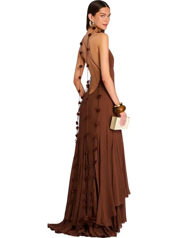 Retrofete Deena Chiffon Dress - Hazel