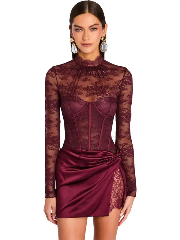 Retrofete Valentina Bodysuit - Port