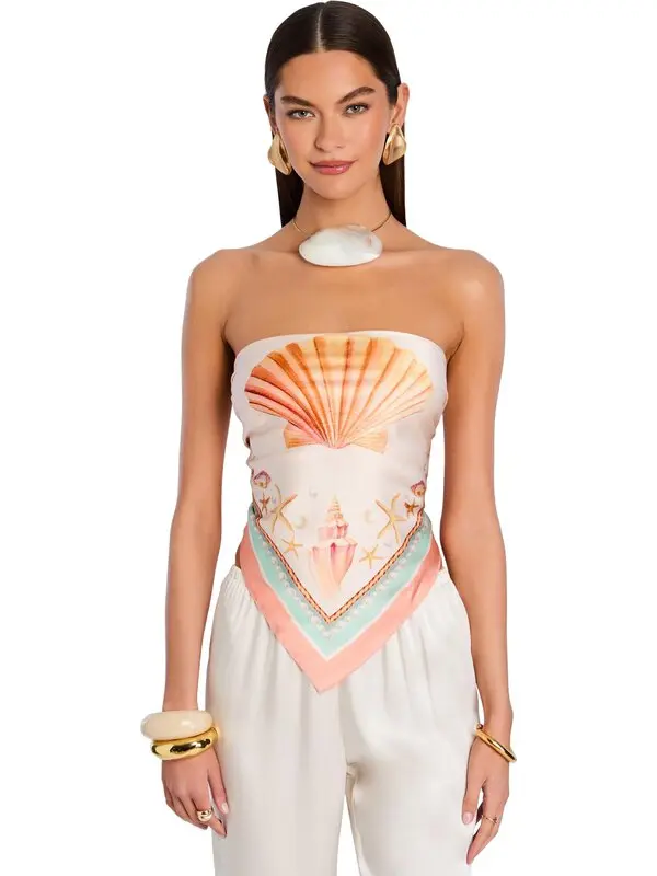 Retrofete Alivia Top - Shell Foulard