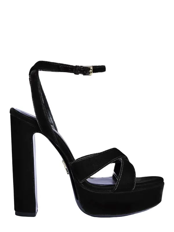 Retrofete Melodia Platform Sandal - Black