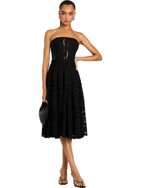 Charo Ruiz Ibiza Galik Midi Dress - Black