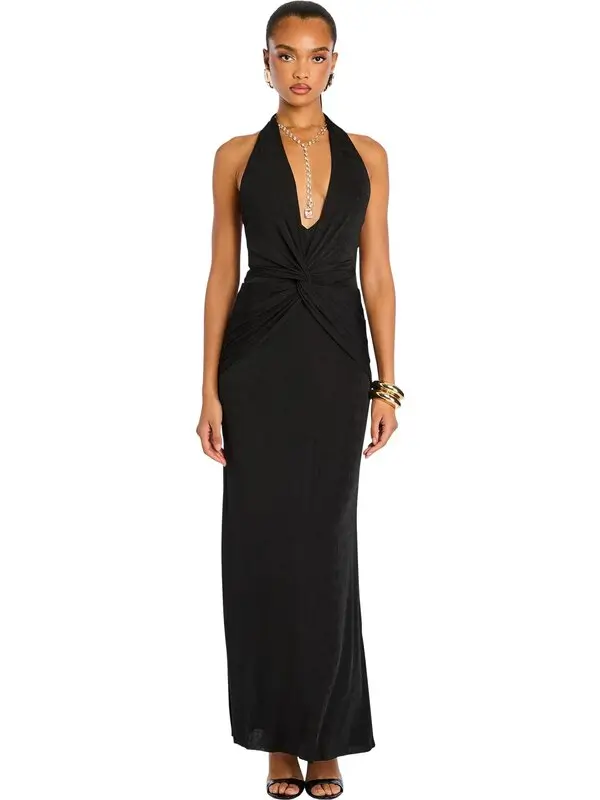 SEROYA Mada Maxi Dress - Black