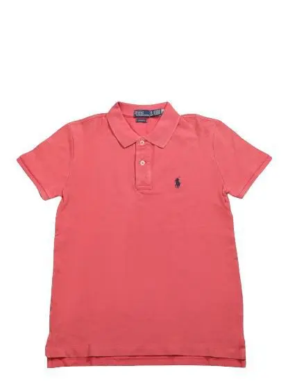 Polo Ralph Lauren Knit Collar Polo Shirt - Pale Red