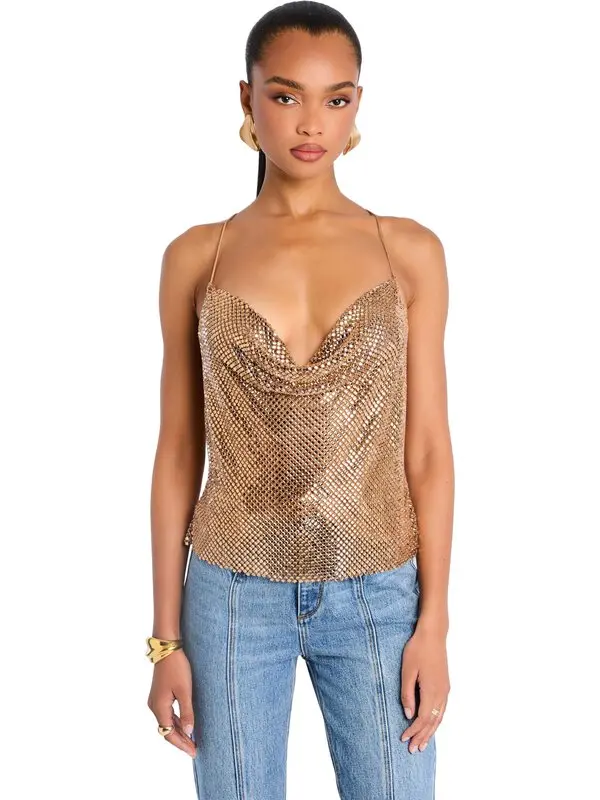 Retrofete Shiloh Embellished Cami - Ecru