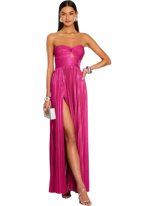 Retrofete Elora Maxi Dress - Hot Pink