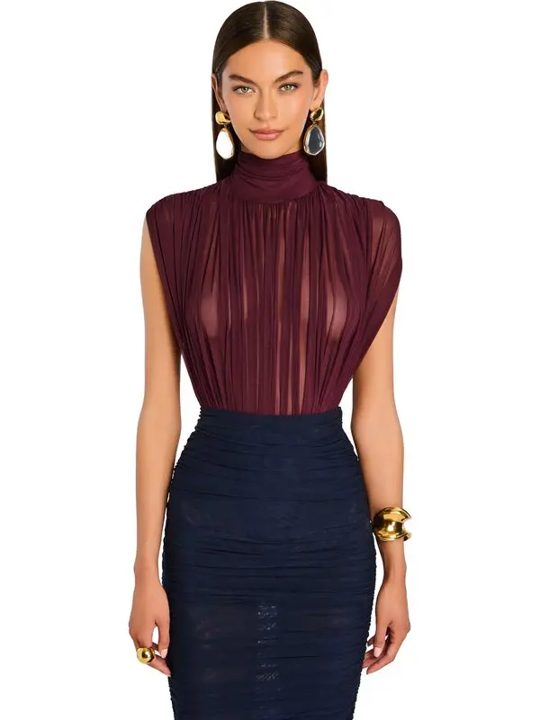 SEROYA Giulia Bodysuit - Merlot