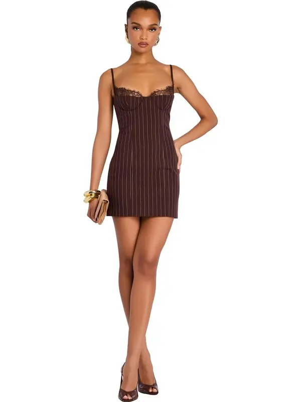 Retrofete Brona Mini Dress - Tobacco