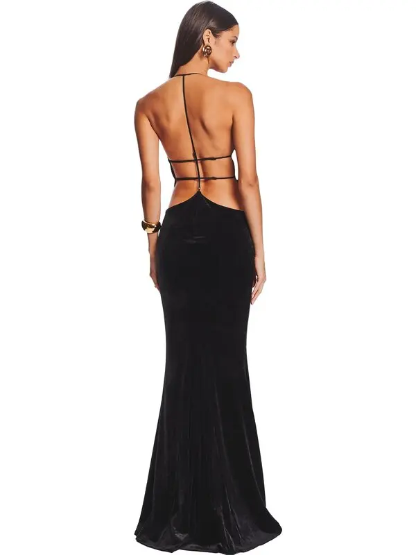 Retrofete Odette Gown - Black