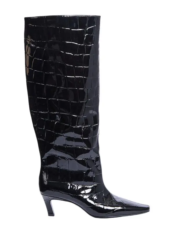 Retrofete Taliah Boot - Black Croco
