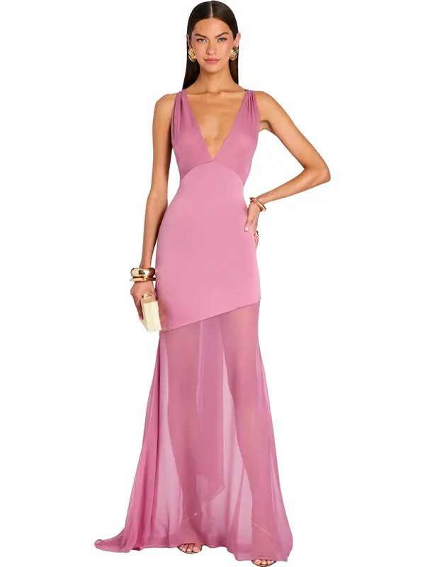 Retrofete Tta Silk Dress - Rose