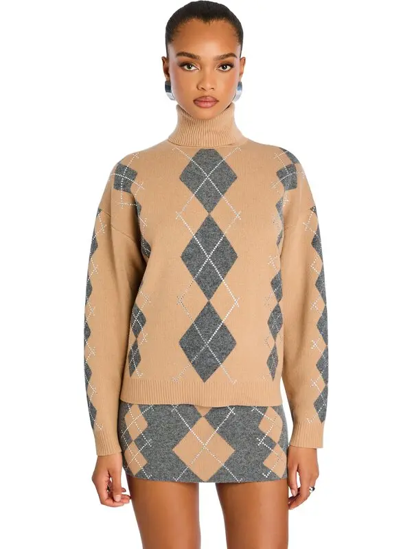 Retrofete Alberte Embellished Sweater - Latte/dusk