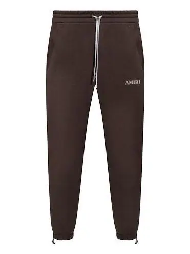 Amiri Puff Logo Sweatpants - Brown