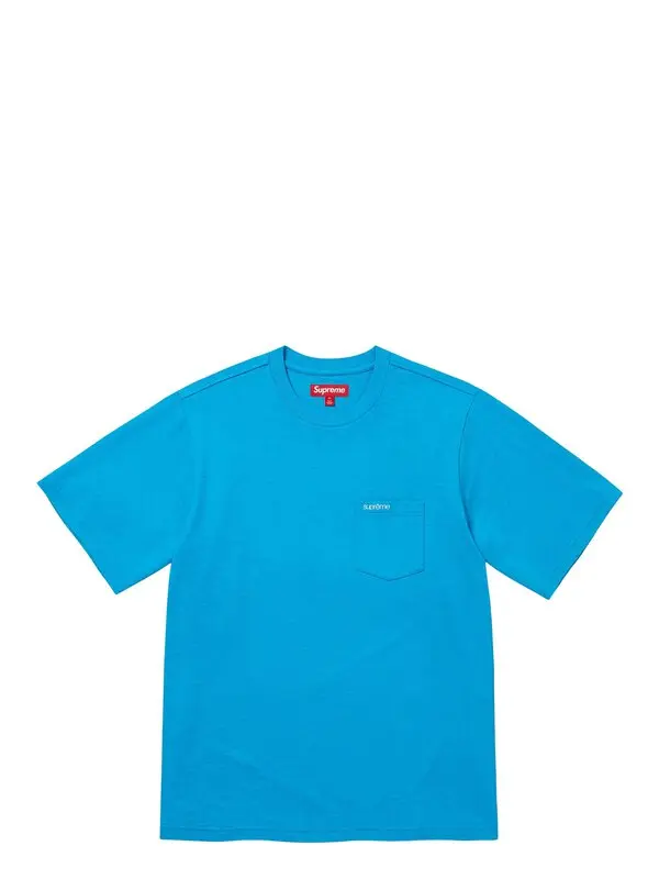 Supreme Short-sleeve Pocket Tee - Blue