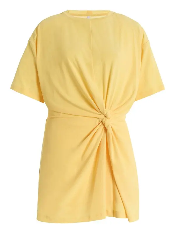 Significant Other Carrey Twisted Mini Dress - Yellow
