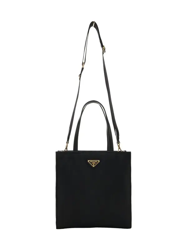 Prada Re-nylon Tote Bag - Black