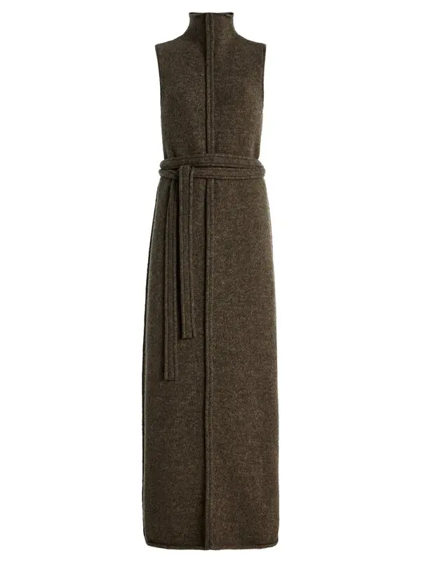 Proenza Schouler White Label Zola Knit Wool Maxi Dress - Green