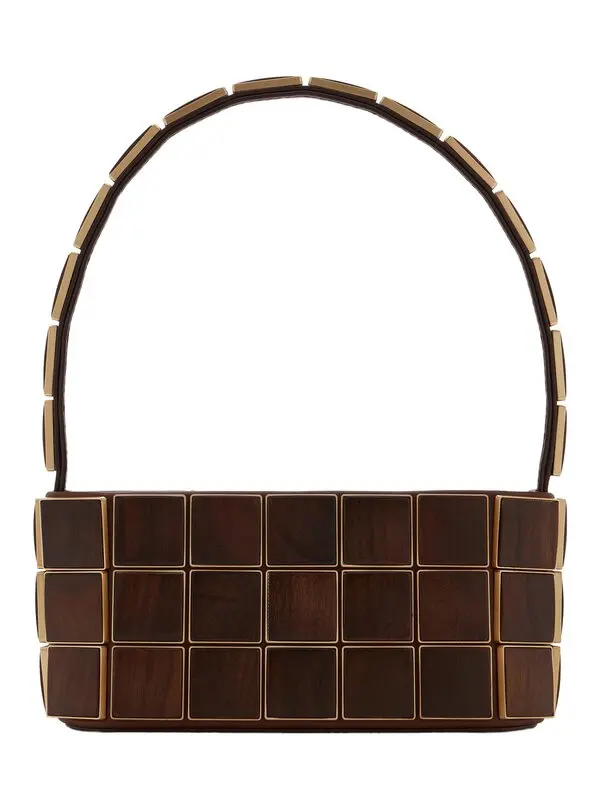 Cult Gaia Romy Shoulder Bag - Brown