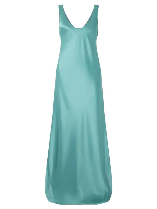Galvan Valletta Satin Gown - Blue