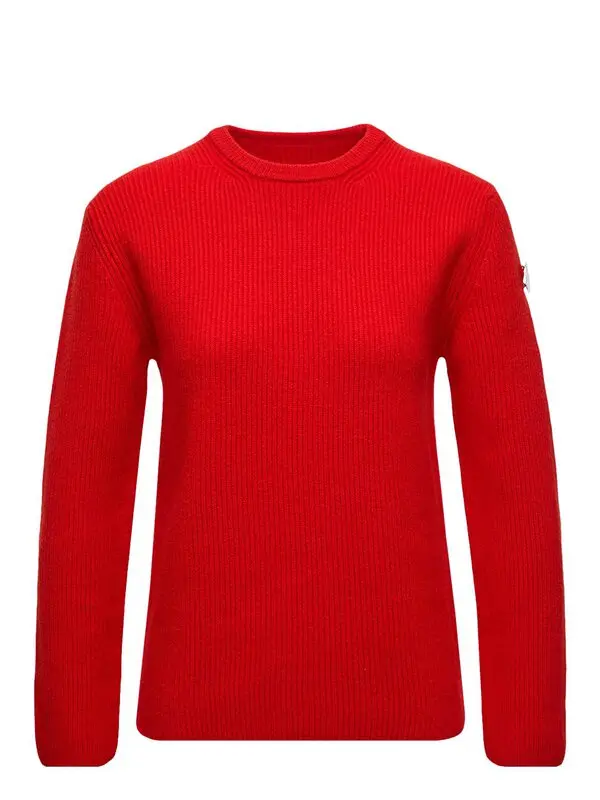 MONCLER + JIL SANDER Wool Sweater - Red