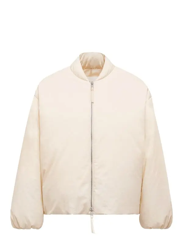 MONCLER + JIL SANDER Sodium Down Bomber Jacket - White