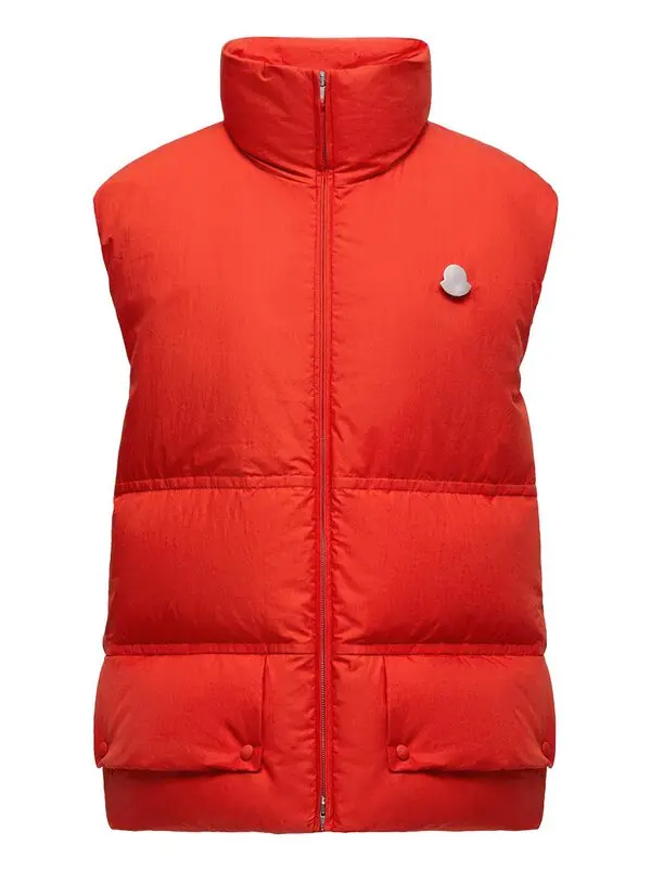 MONCLER + JIL SANDER Chlorine Down Vest - Red