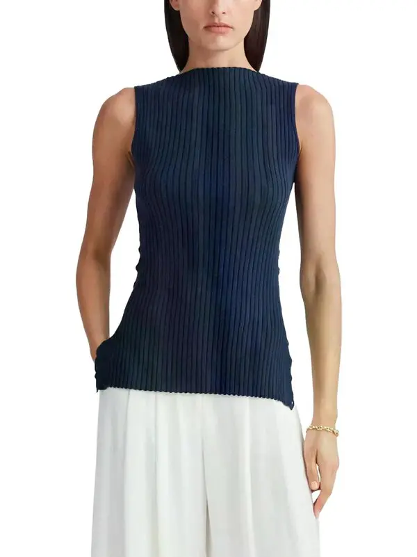 Anna Quan Rio Ribbed Top - Blue