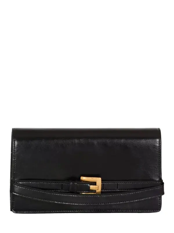 Balmain Belt-detail Clutch - Black