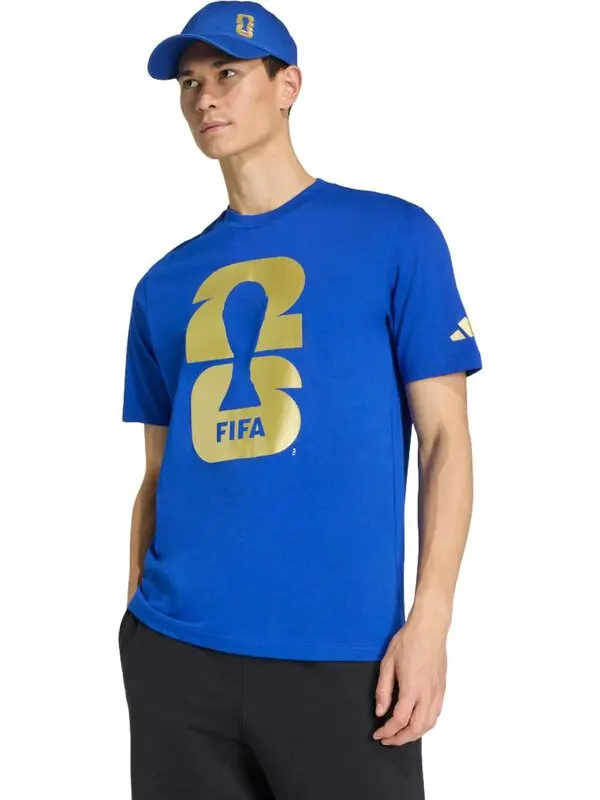 Adidas Fifa World Cup 26™ Official Emblem T-shirt - Royal Blue
