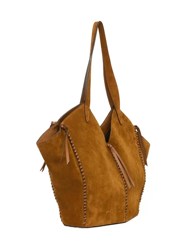 Isabel Marant Tampa Tote Shoulder Bag - Cognac