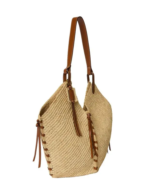 Isabel Marant Tampa Tote Shoulder Bag - Natural/cognac