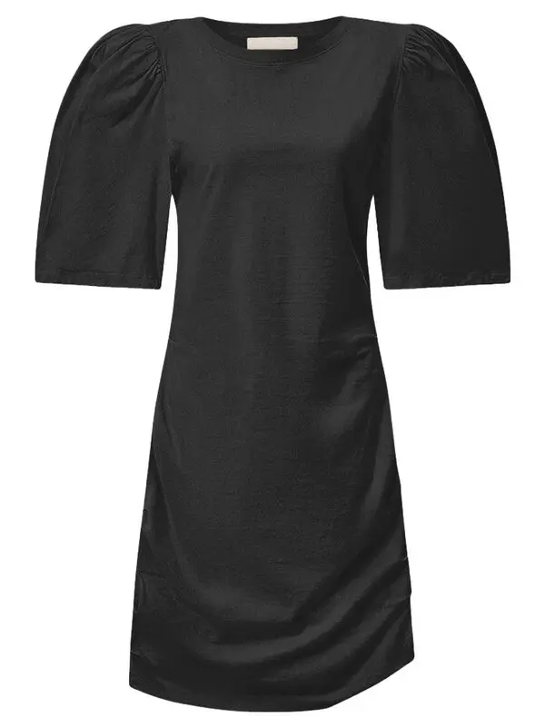 Isabel Marant Mylda Short Sleeve Mini Dress - Black