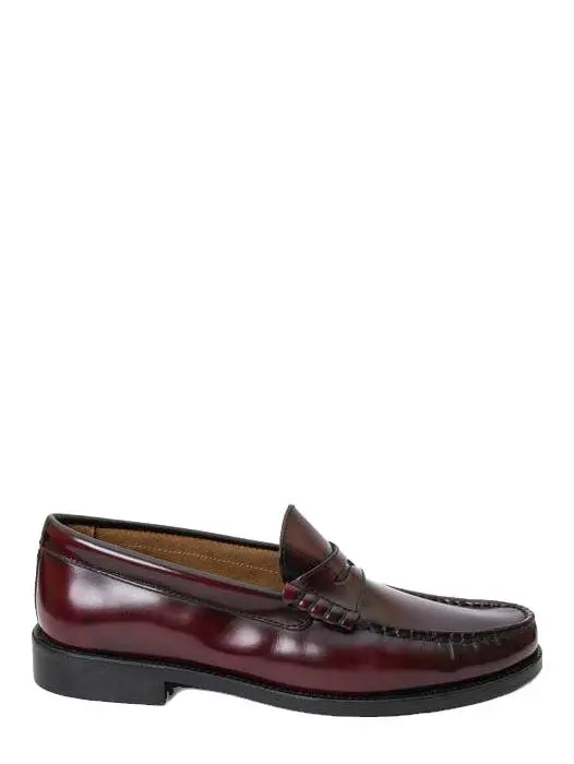 MENINA STEP Mila Leather Penny Loafer - Burgundy