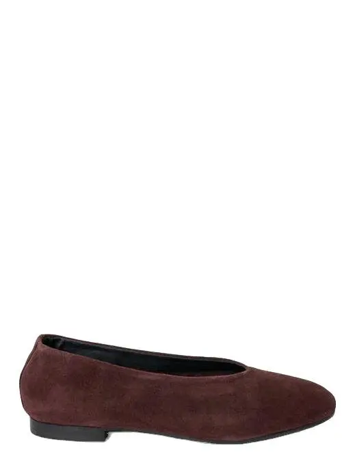 MENINA STEP Lucrecia Suede Ballet Flat - Burgundy