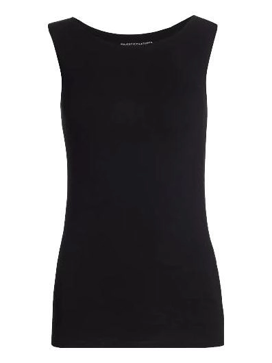 Majestic Filatures Soft Touch Merrow Edge Crewneck Tank - Noir