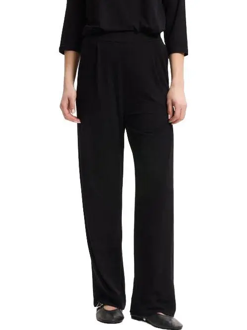 Majestic Filatures Soft Touch Straight Leg Pant - Noir