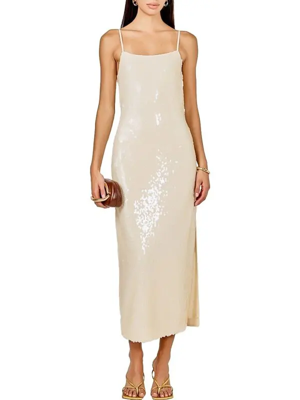 Endless Rose Sequin Slipdress - Ivory