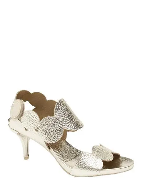 PEDRO GARCIA Winslet Slingback Sandal - Platino Cervo