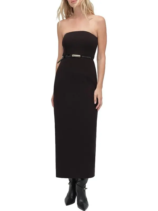 FAVORITE DAUGHTER The Willow Strapless Maxi Dress - Black