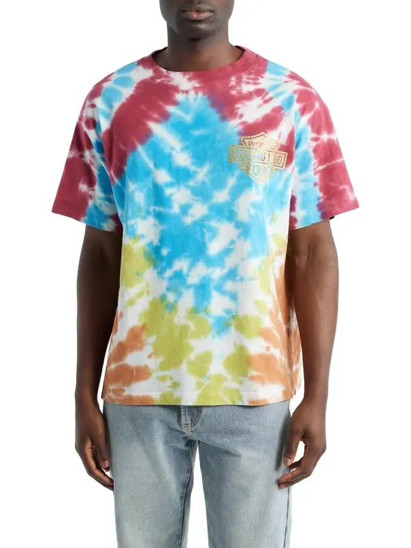 ROLLING LOUD Loud Graphic T-shirt - Tie Dye