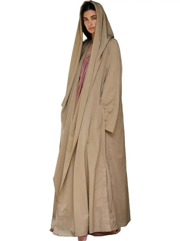 DI STAVNITSER Dune Hooded Raincoat - Khaki