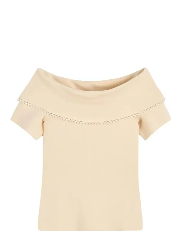 BY MALENE BIRGER Hetha Off-shoulder Top - Wood