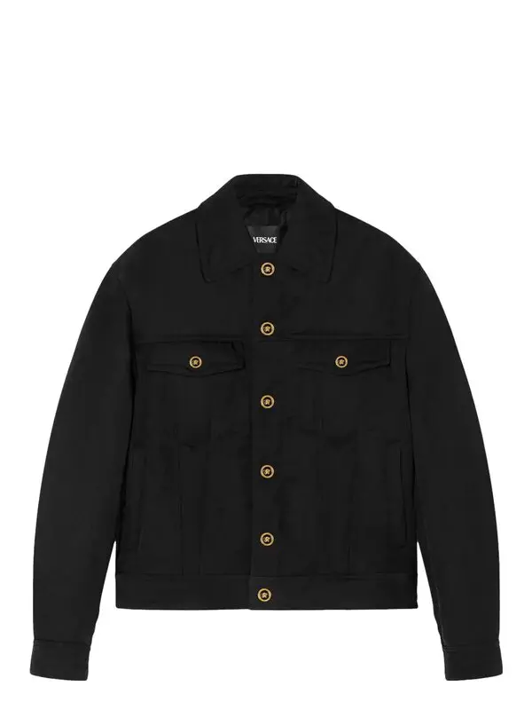 Versace Medusa-button Jacket - Black