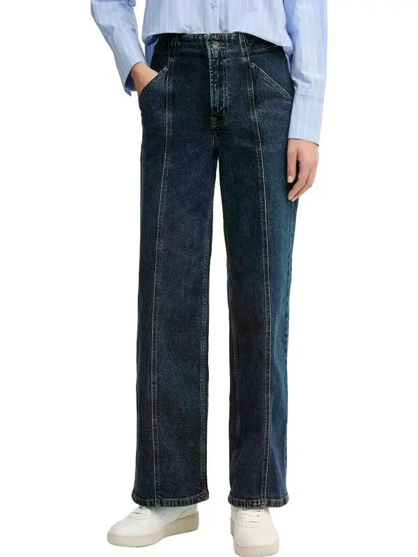 Dkny Paneled Jeans - Blue