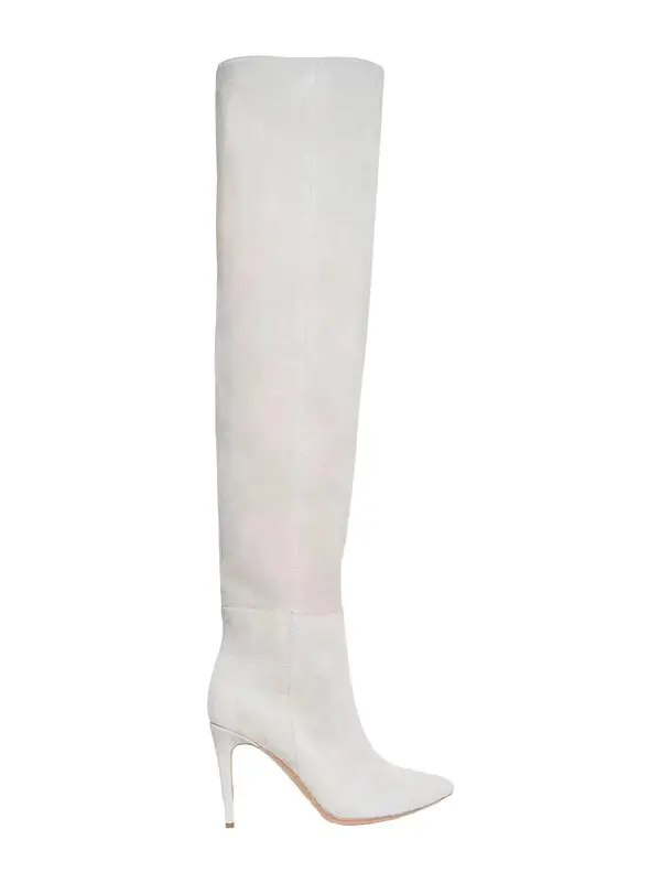 GINISSIMA 95mm Milana Thigh-high Boots - Grey